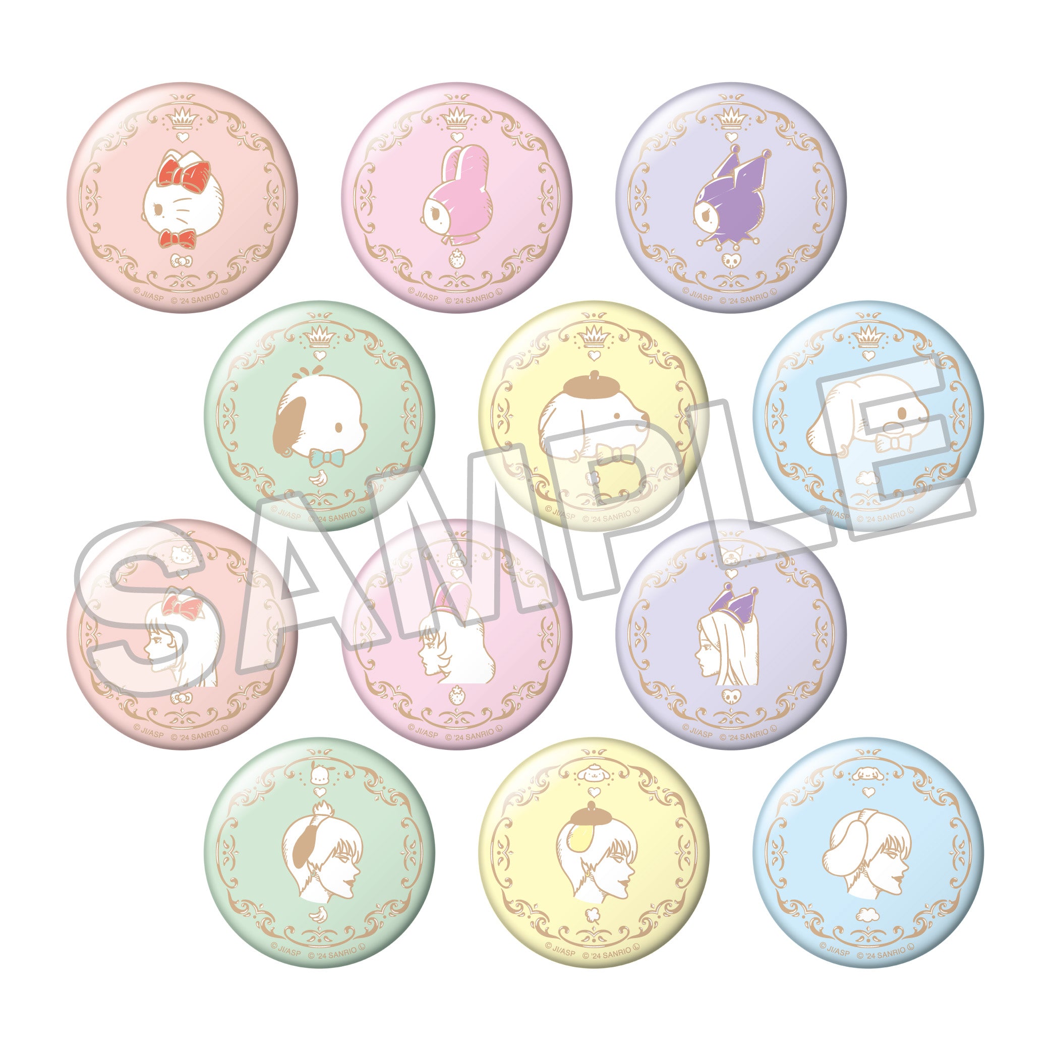 [Pre-Order] JUNJI ITO x Sanrio Compact Mirror, Textile Blind Box – OhayoPop